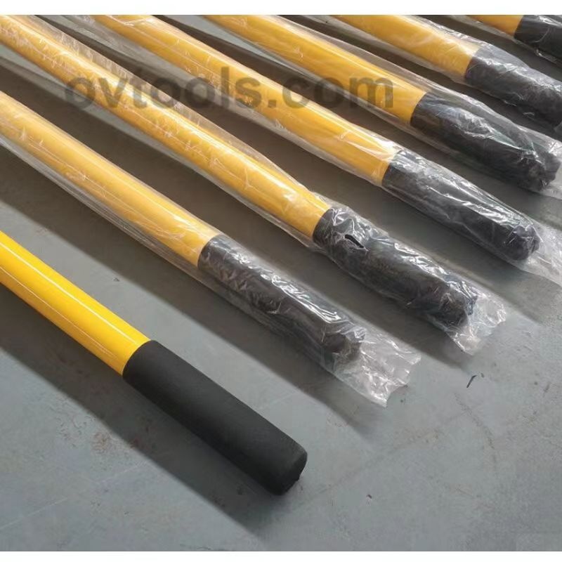 Firefighting pole with long fiber handle All purpose hook