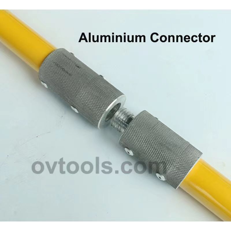 Firefighting pole with long fiber handle All purpose hook