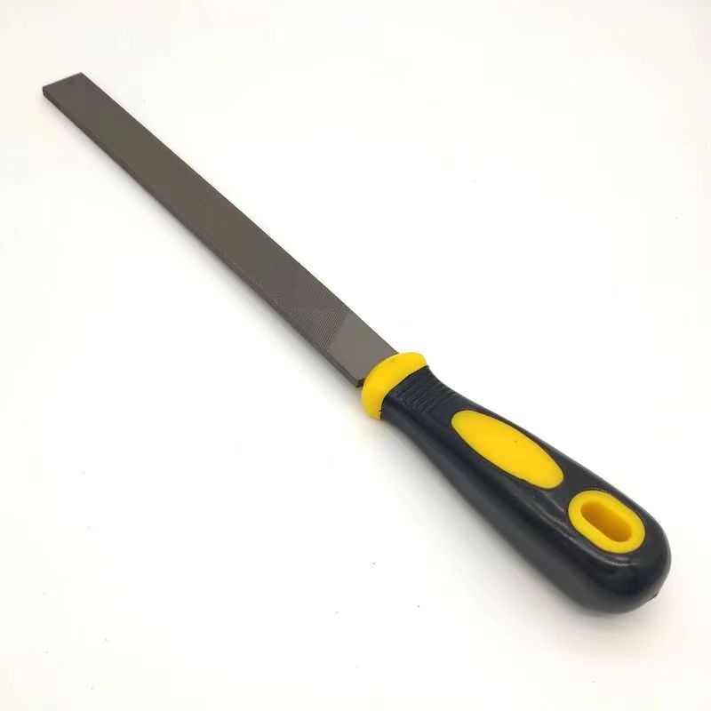 Flat file with double color Yellow & Black plastic handle, High quality