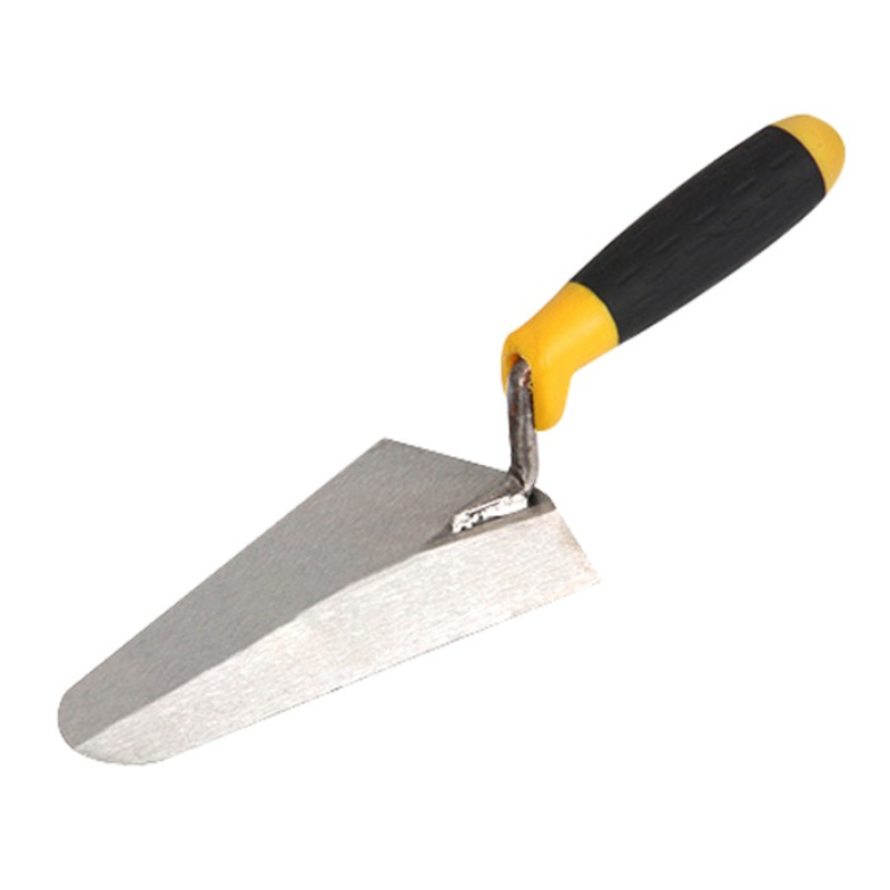 Bricklaying trowel, with dual color ergonomics plastic handle, Solid ...