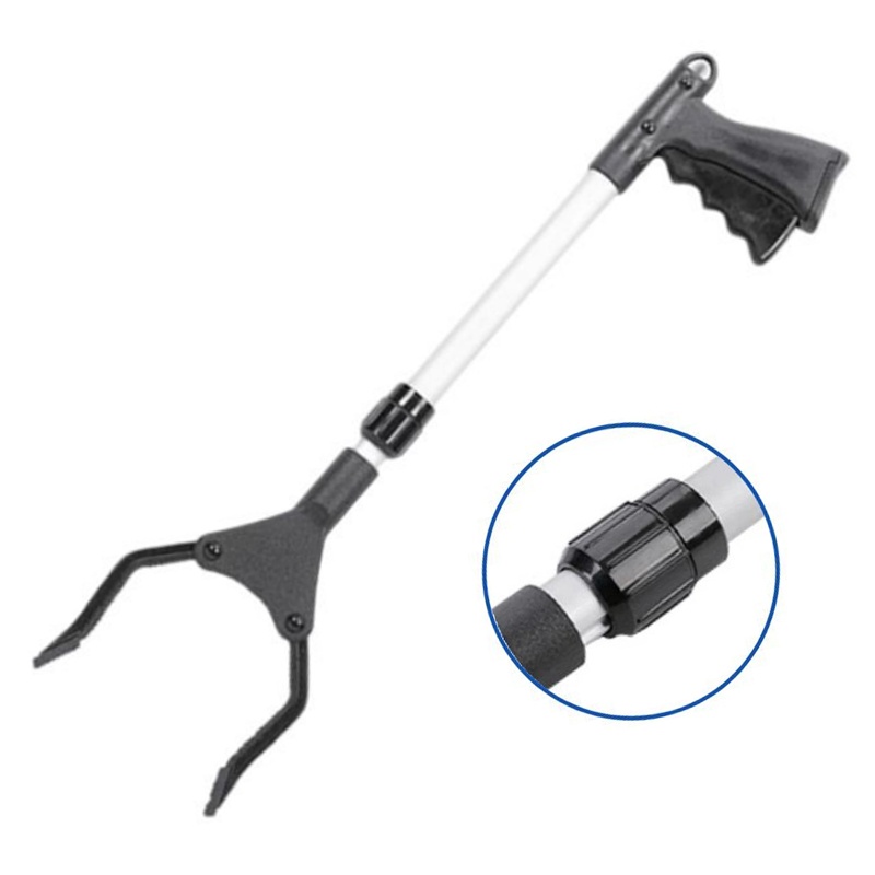 Telescopic Garbage Picker Short/Lightweight Extra Long Handy Trash Claw ...