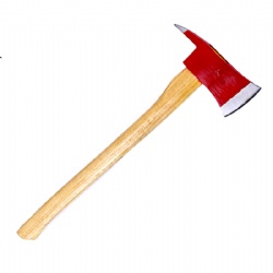 Short Fire axe with wood handle, Cheap firefighting hatchet